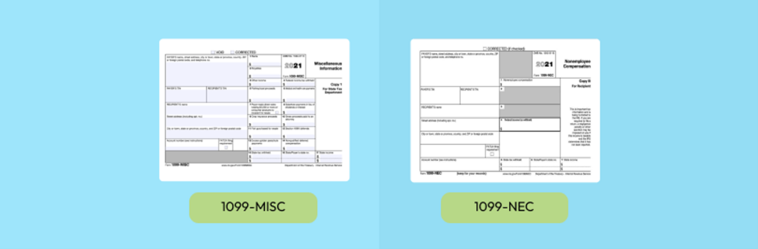 1099-NEC vs 1099-MISC: Differences, deadlines, and how-to's