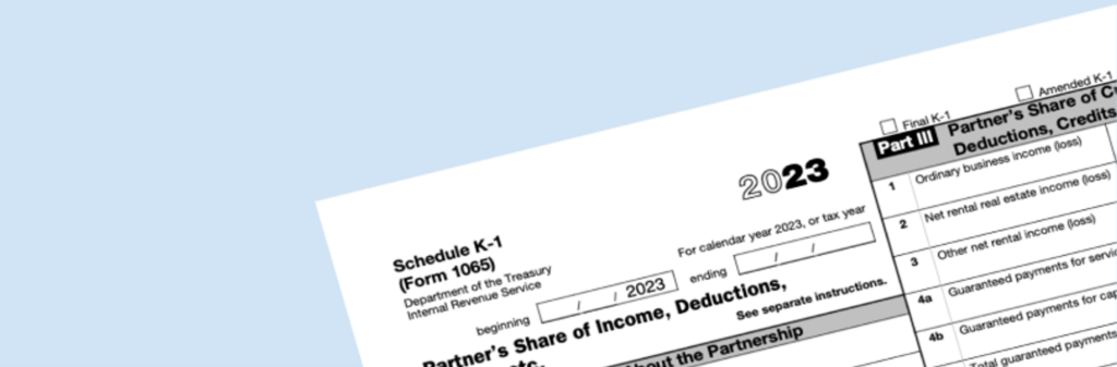 Schedule K-1 Tax form for partnerships: All you need to know to file ...