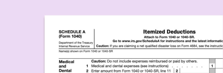 Schedule A (Form 1040): A guide to the itemized deduction