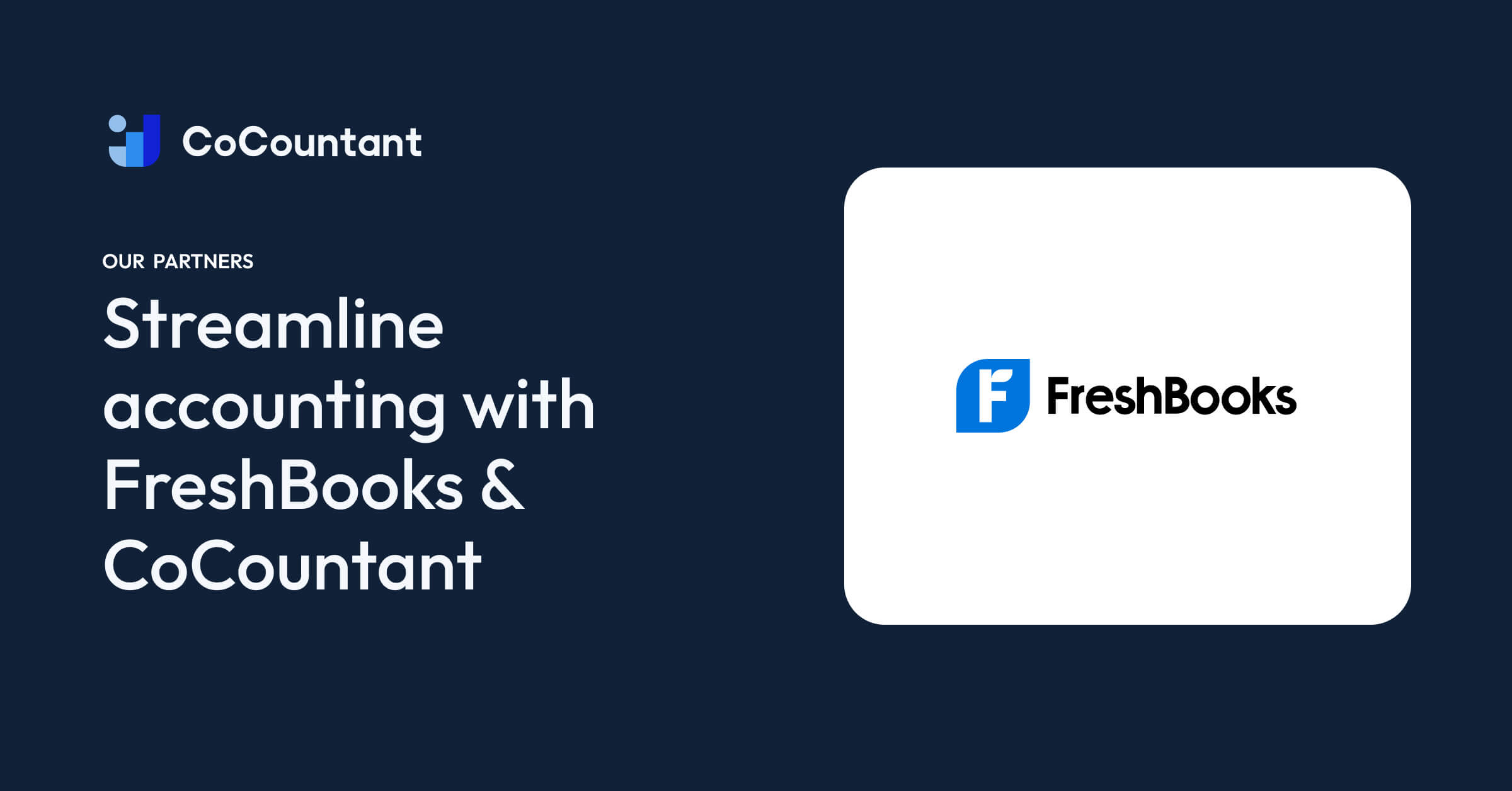 Streamline accounting with FreshBooks & CoCountant