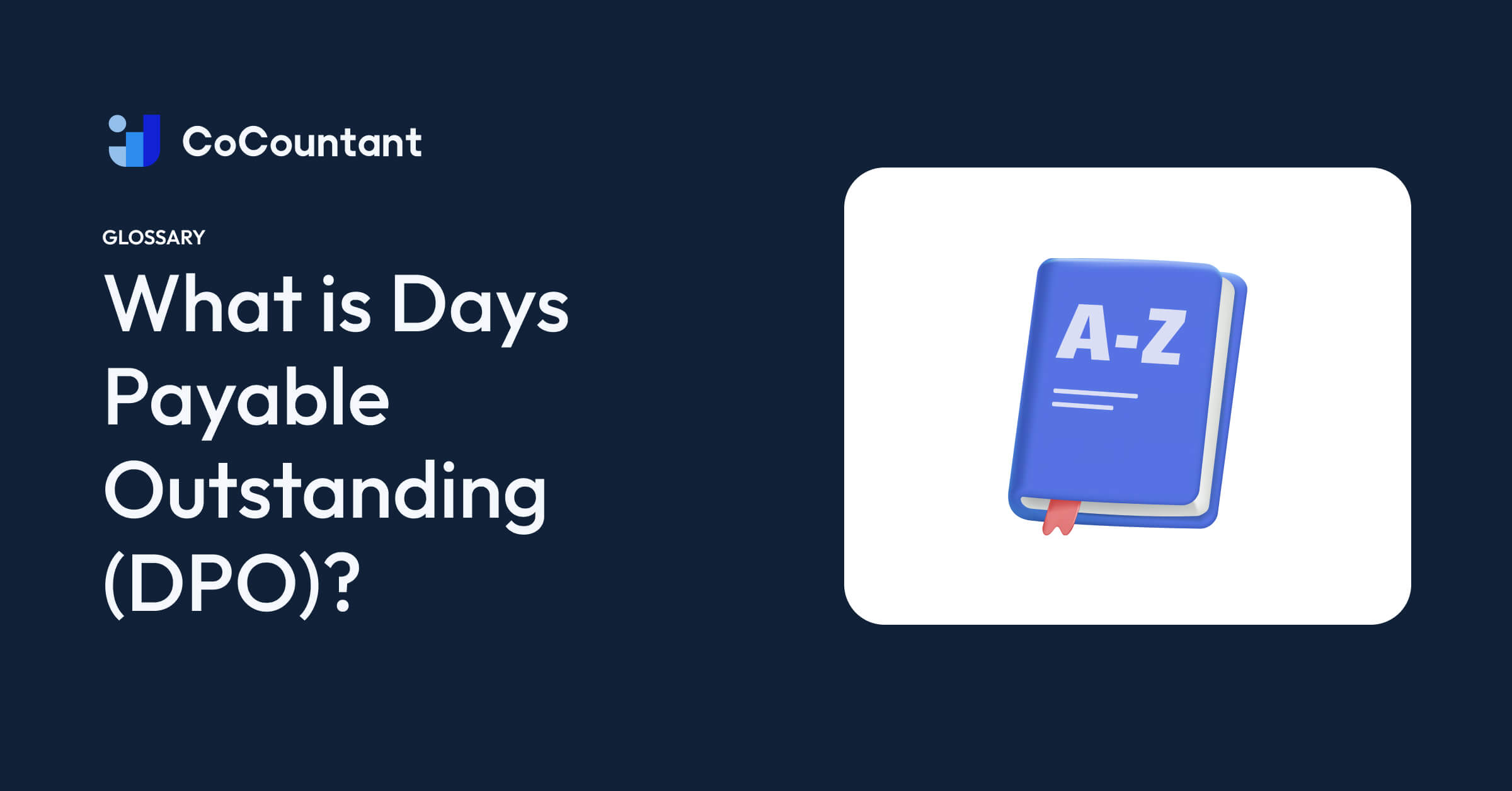 What is Days Payable Outstanding - CoCountant